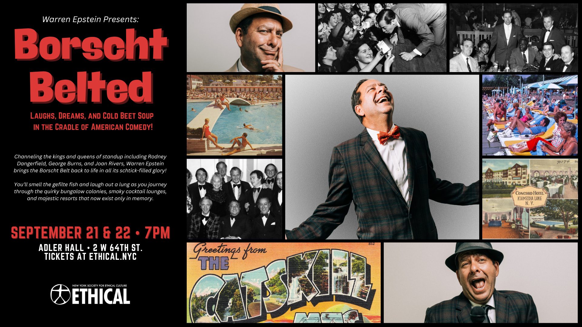 Borscht Belted: Warren Epstein’s Acclaimed One-Man Show Sept. 21 & 22 ...