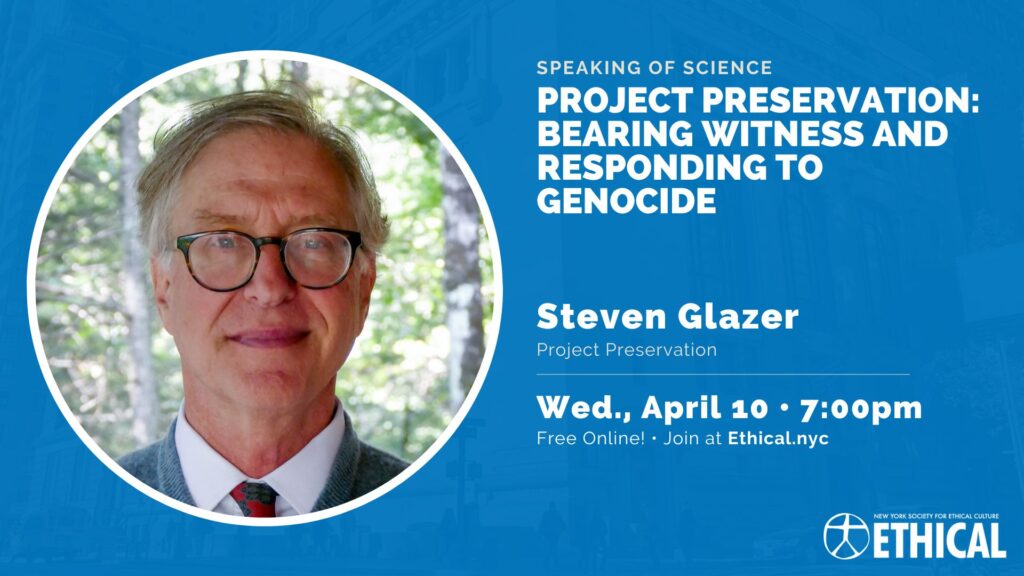 Speaking of Science with Steven Glazer: ‘Project Preservation: Bearing ...